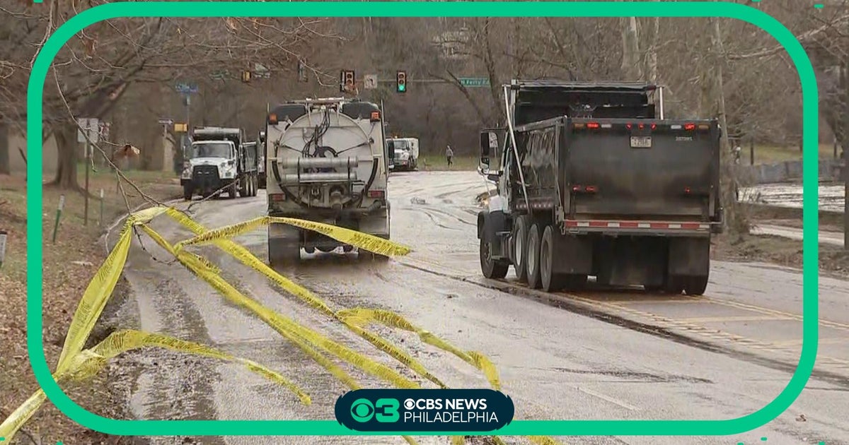 Kelly Drive in Philadelphia reopens after flooding - CBS Philadelphia