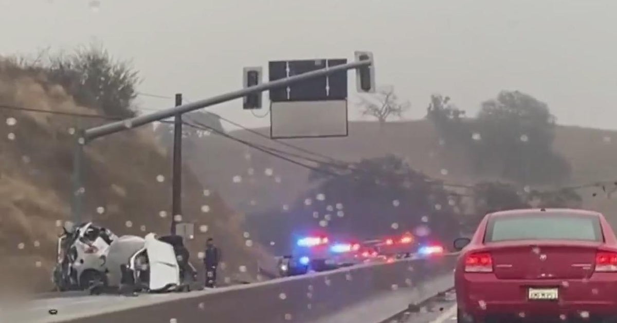 Fatal crash in Concord closes stretch of Kirker Pass Road - CBS San Francisco