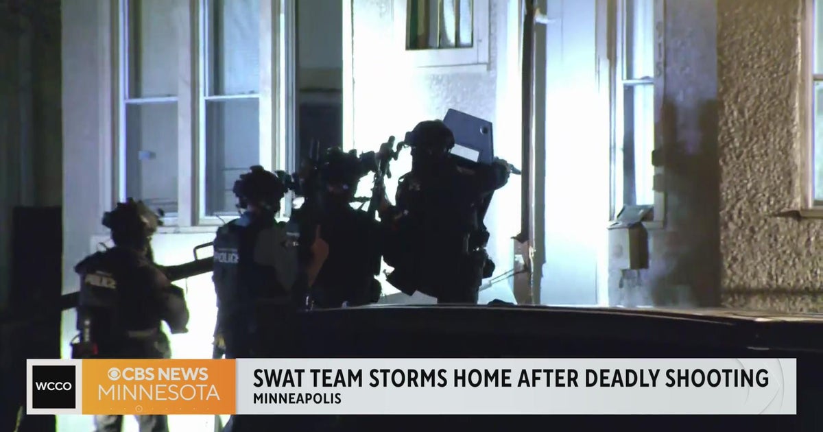 SWAT team raids north Minneapolis home after deadly shooting - CBS ...