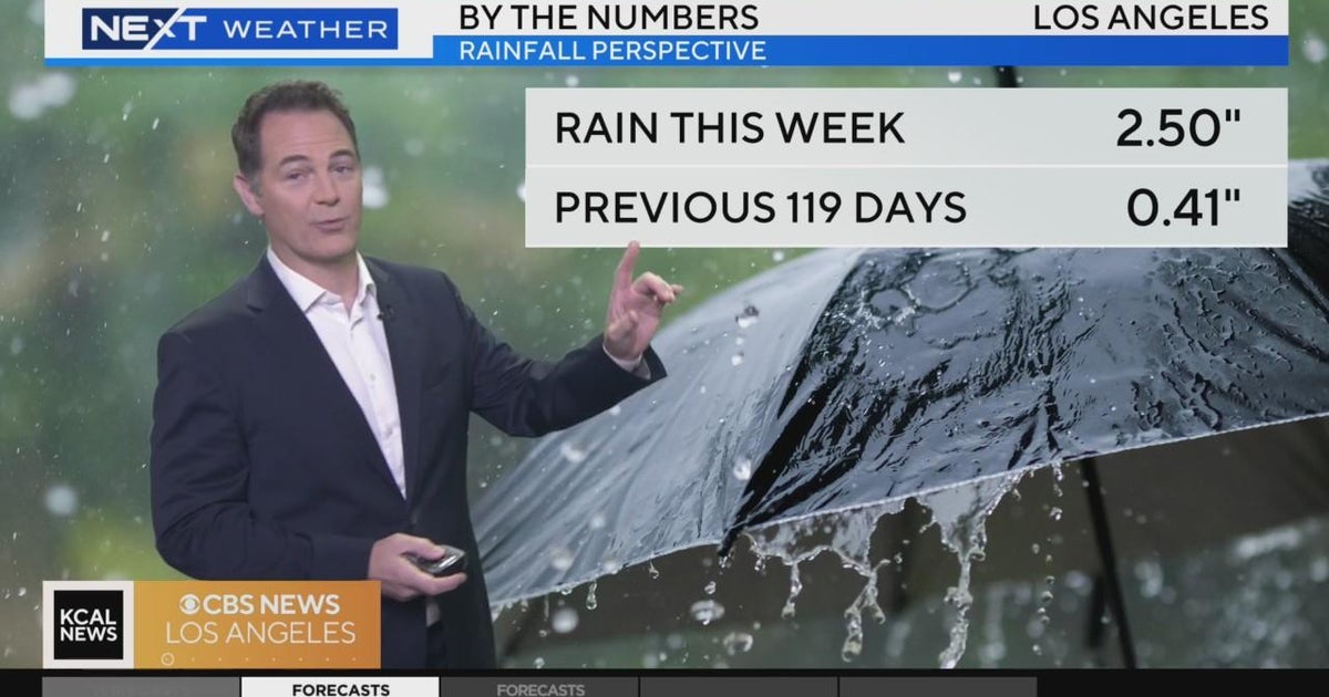 How much rain can we expect over the next few days? - CBS Los Angeles