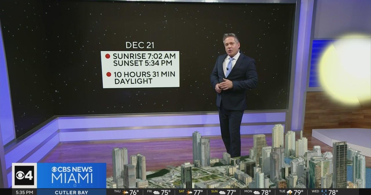 Official start to winter: Interactive explainer - CBS Miami