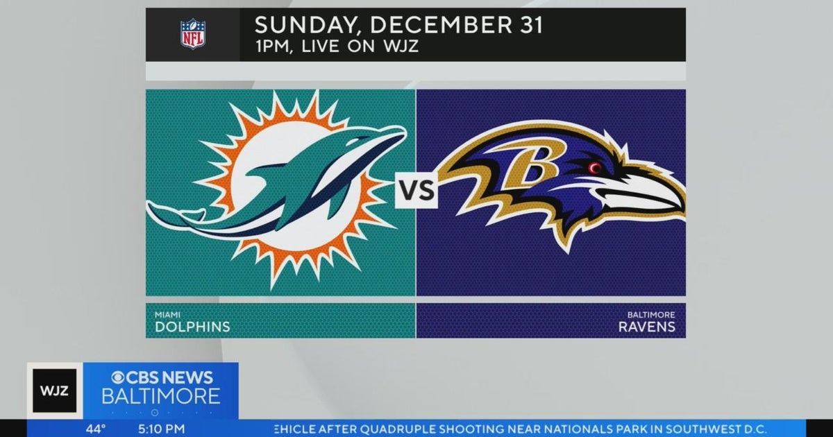 NFL will not flex Baltimore-Miami game - CBS Baltimore