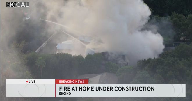 Firefighters respond to Major Emergency fire at Encino home - CBS Los ...