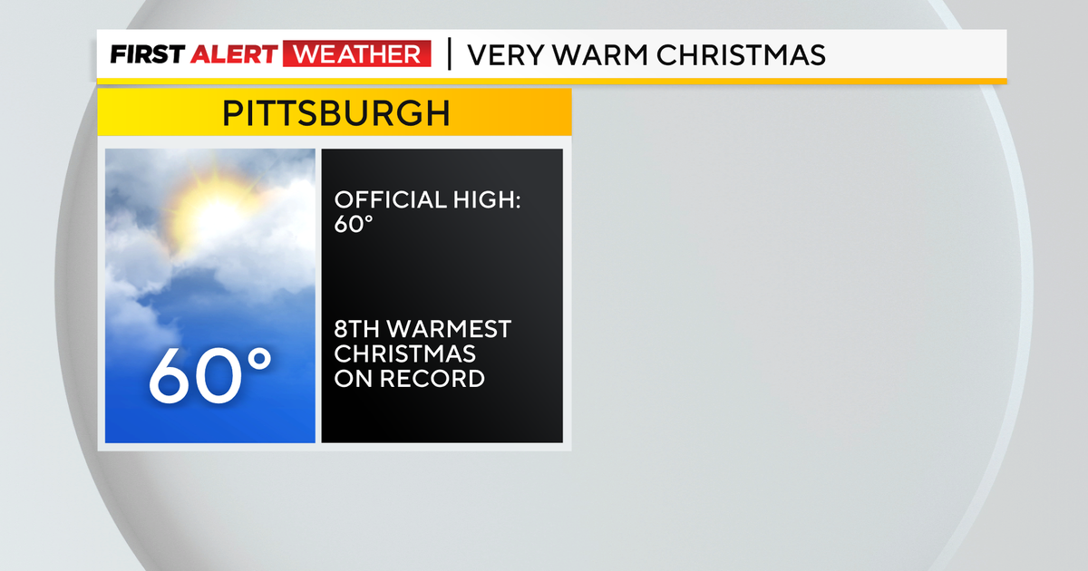 Pittsburgh has 8th-warmest Christmas on record - CBS Pittsburgh