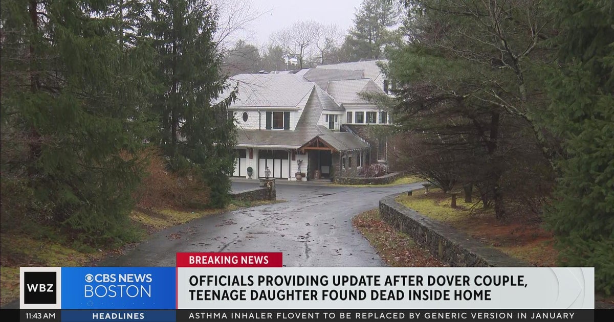 Norfolk County DA holds news conference after 3 people found dead in ...