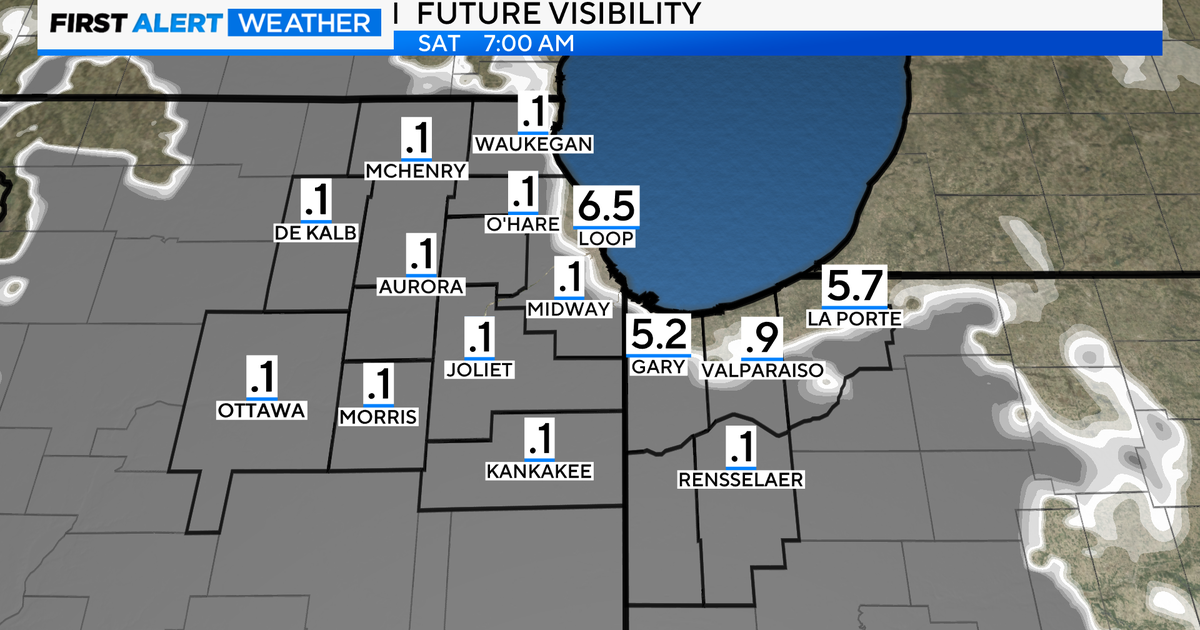 Chicago First Alert Weather: Snow rings in the new year - CBS Chicago