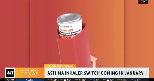 GSK inhalers disappearing from shelves - CBS Texas