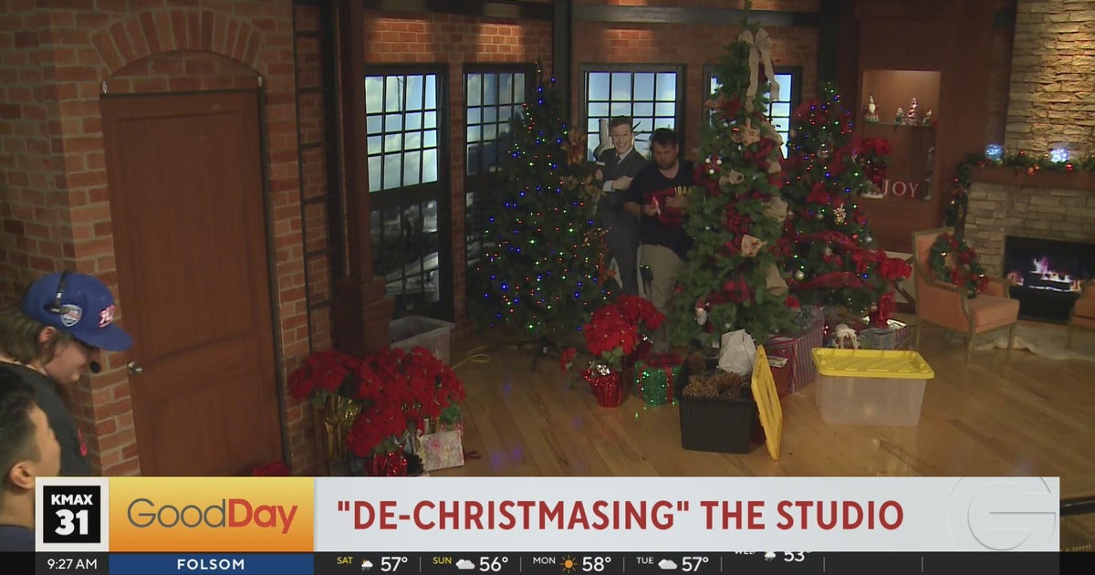 "De-Christmasing" The Studio, 9am - Good Day Sacramento