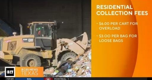 New fees for garbage and recycling - CBS Texas