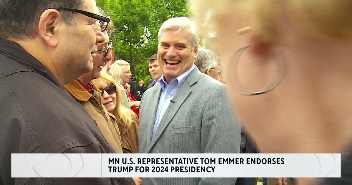 Rep. Tom Emmer endorses Donald Trump for president - CBS Minnesota