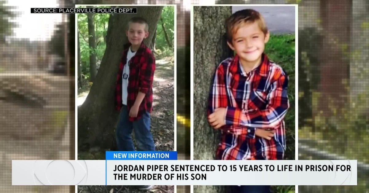 Jordan Piper given 15 years to life for death of 11-year-old son - CBS ...