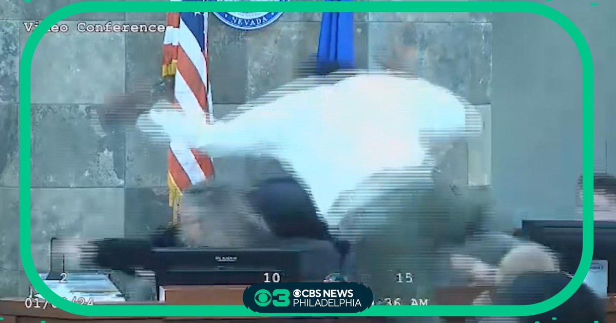 Caught on video: Defendant leaps at Nevada judge in court, sparking ...
