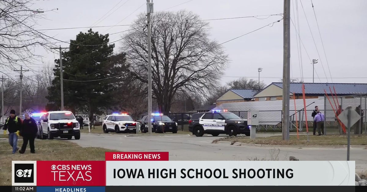 Multiple gunshot victims in Iowa high school shooting - CBS Texas