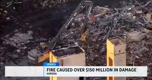 Aurora apartment fire caused over $150 million worth of damage - CBS ...