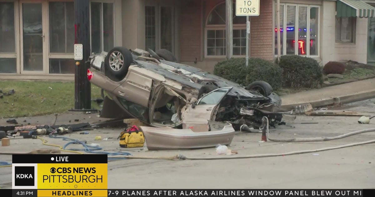 2 injured in crash on Route 8 in Etna - CBS Pittsburgh