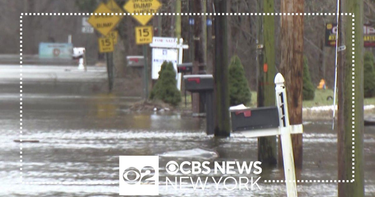 Wayne residents bracing for another round of flooding - CBS New York