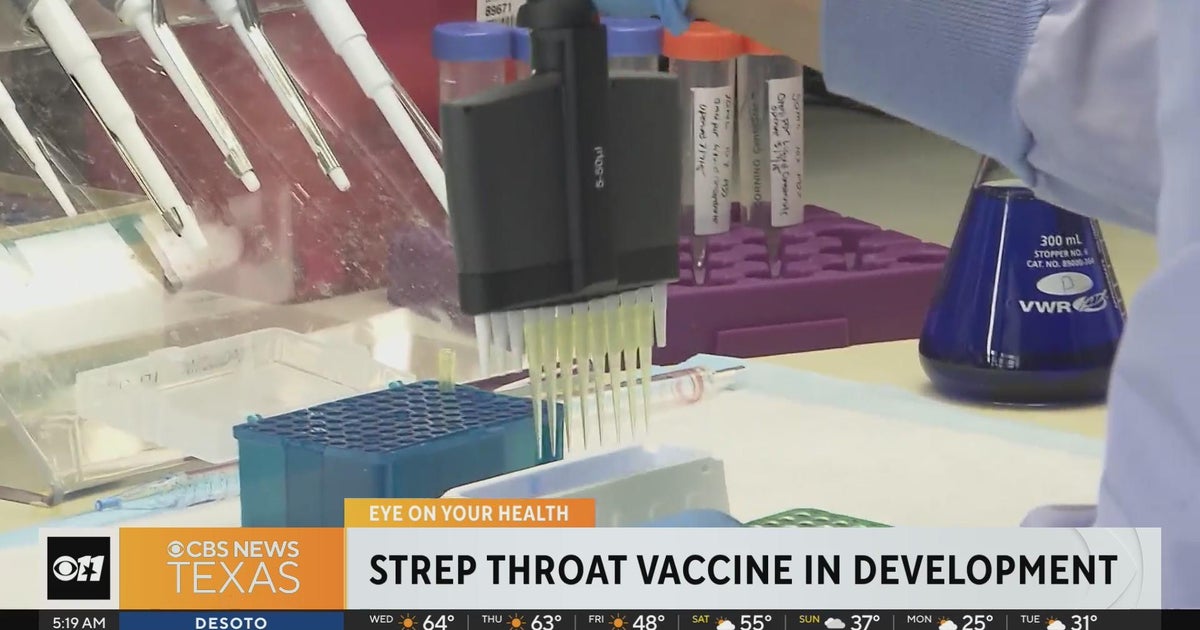 Strep throat vaccine in development - CBS Texas