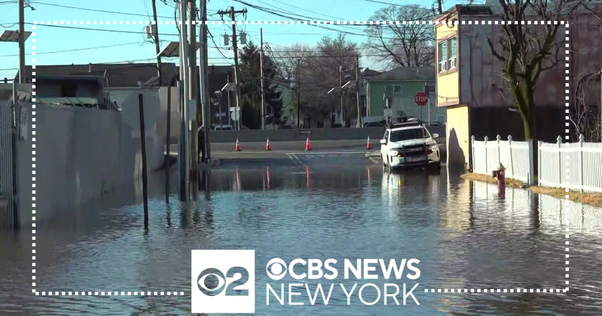 Saddle River floods Main Street in Lodi, New Jersey - CBS New York