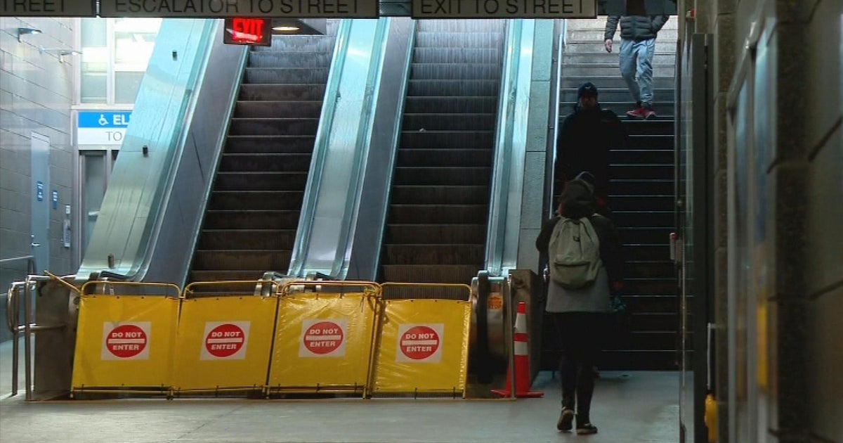 MBTA riders frustrated with Blue Line escalator in East Boston that's ...