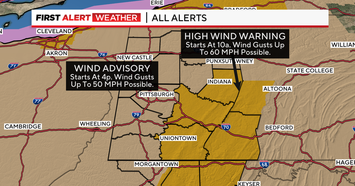 First Alert Weather: Wind warnings and advisories in place as next big ...