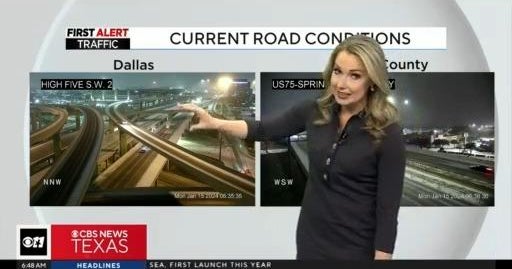 Be cautious of black ice on roads amid wintry mix - CBS Texas