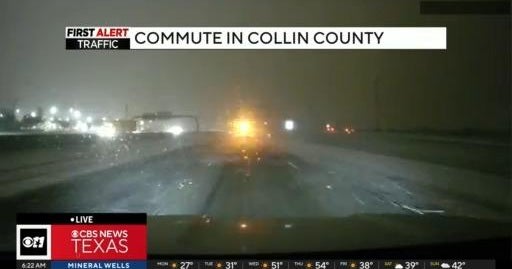 TxDOT shares road conditions across North Texas - CBS Texas