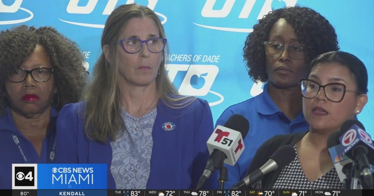 United Teachers of Dade no longer at risk of losing certification - CBS Miami