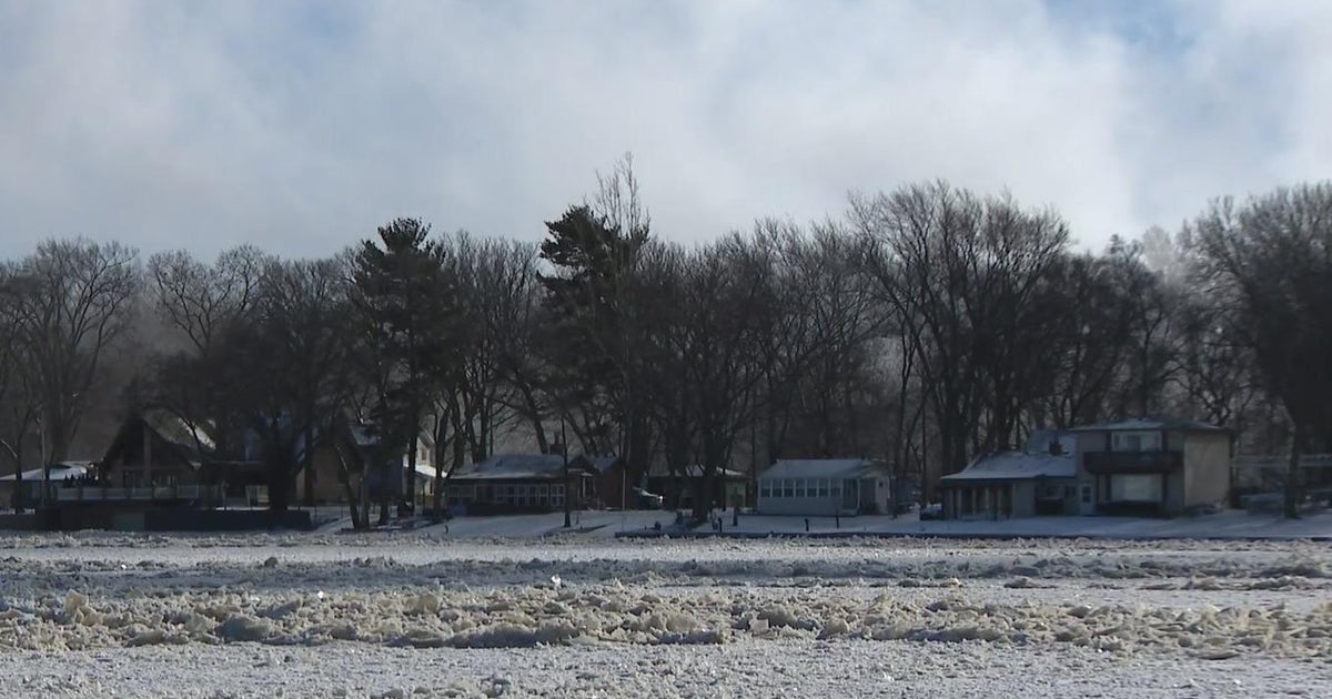 Frozen river causes flooding concerns for residents 50 miles southwest ...