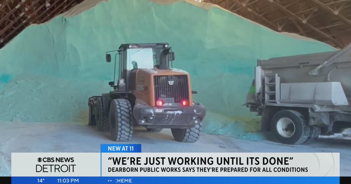 Dearborn Public Works says its prepared for all conditions - CBS Detroit