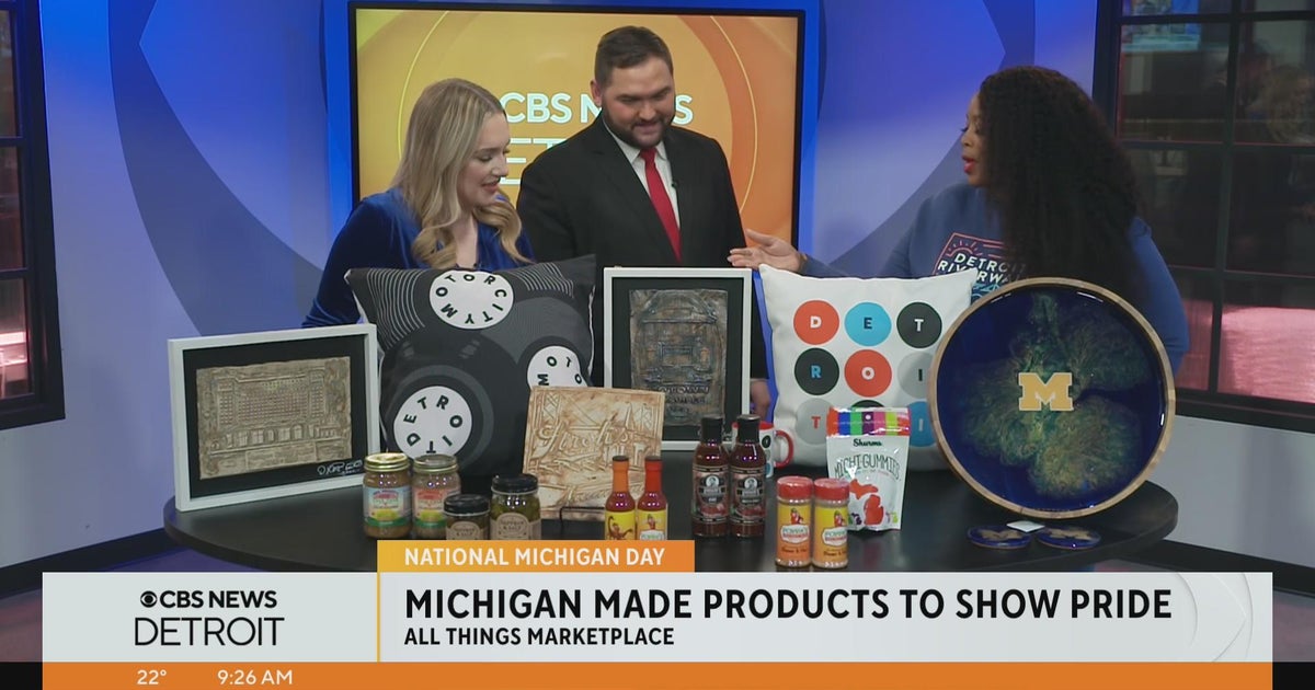 Michigan-made products to show pride - CBS Detroit