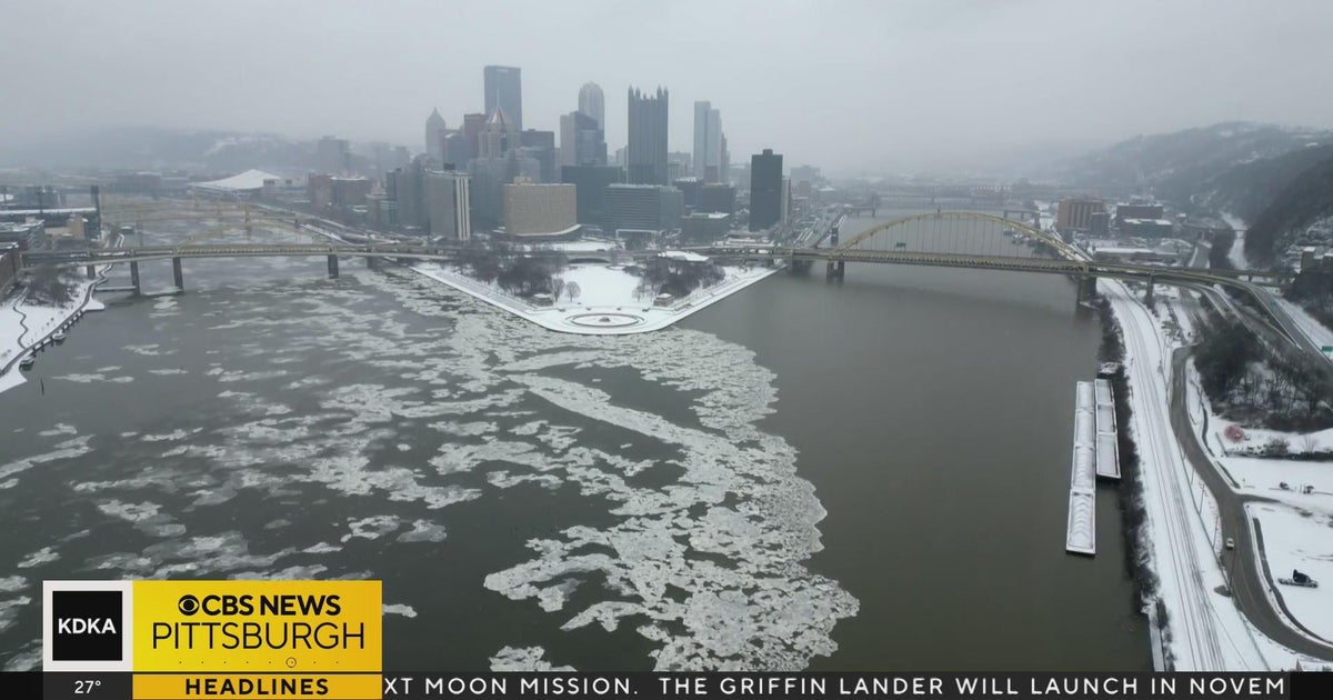 Why is there ice on the Allegheny River but not the Mon? - CBS Pittsburgh