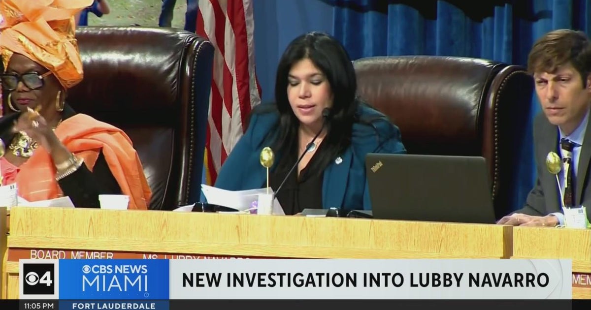 New investigation into Lubby Navarro - CBS Miami