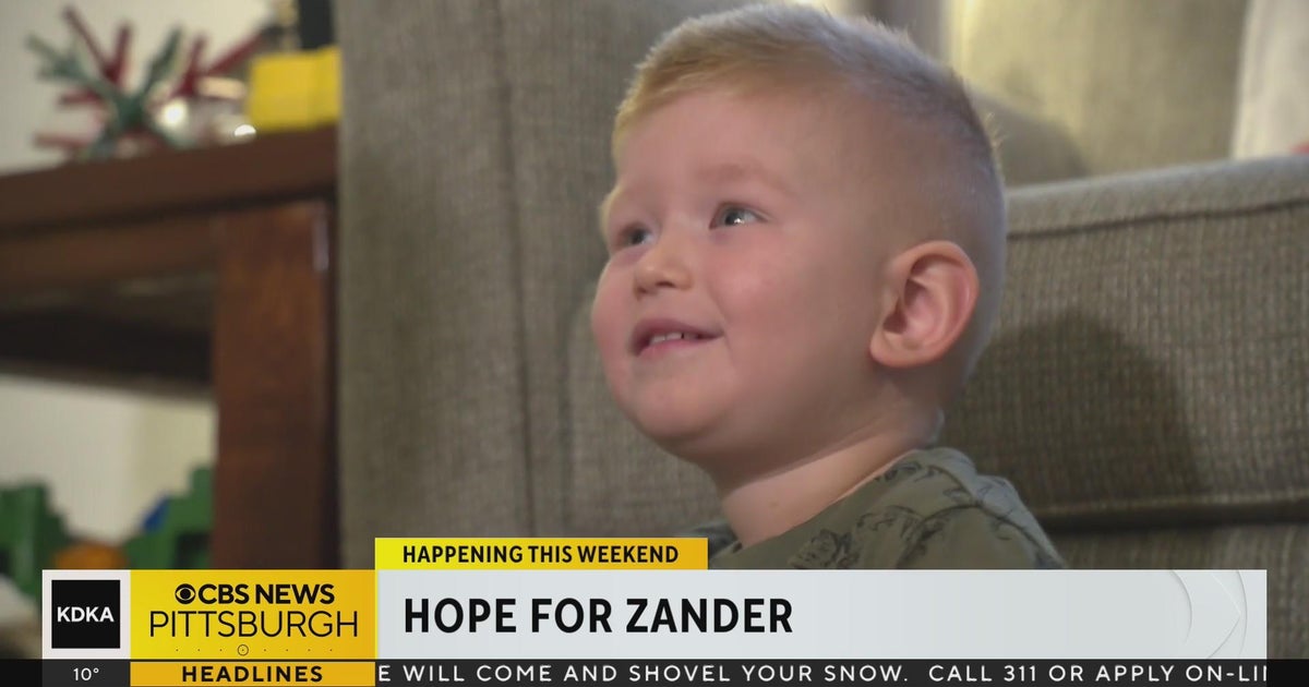 Hope For Zander event to raise money in Indiana County - CBS Pittsburgh