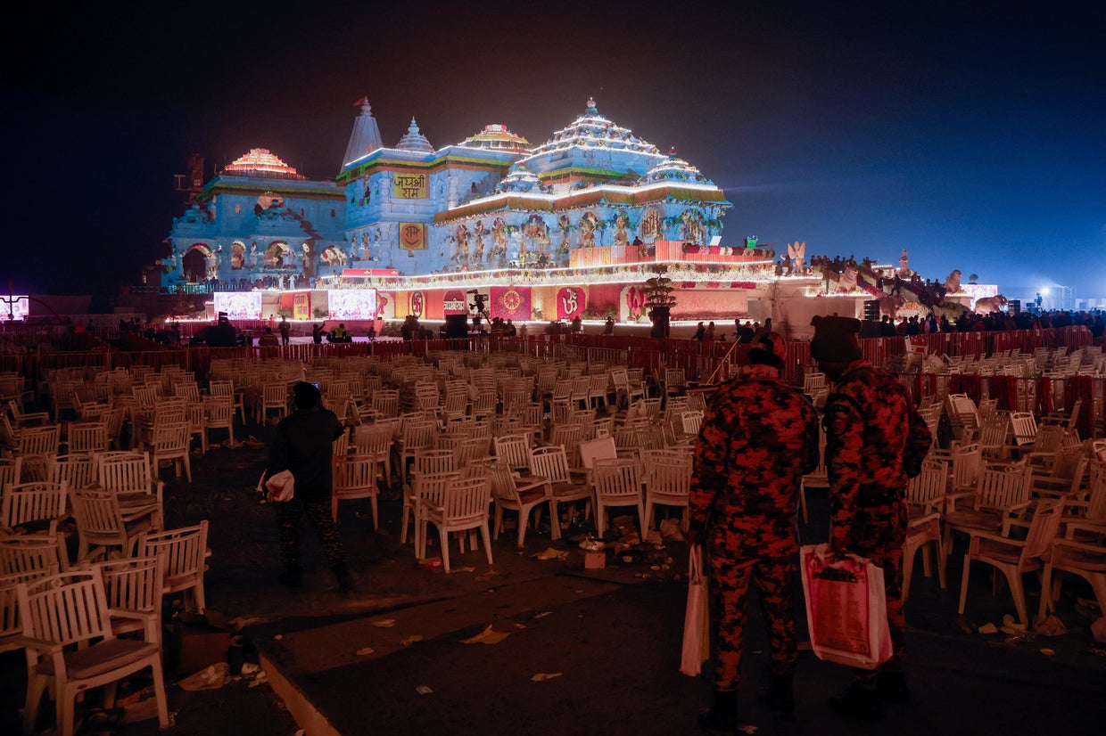 India's Modi inaugurates huge Ayodhya Ram Temple on one of Hinduism's ...