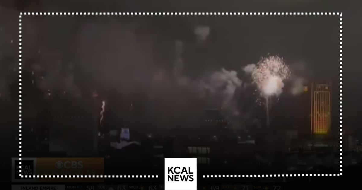 Investigation underway after illegal fireworks show in downtown LA ...