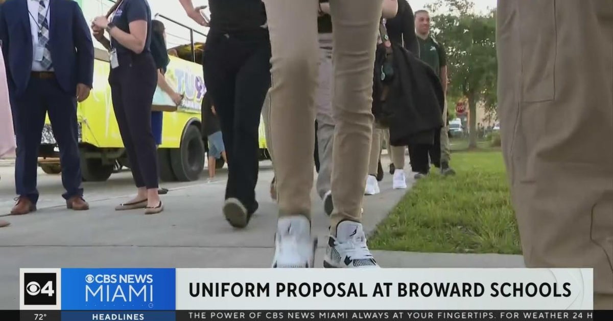 Broward School Board to vote on uniforms for students - CBS Miami