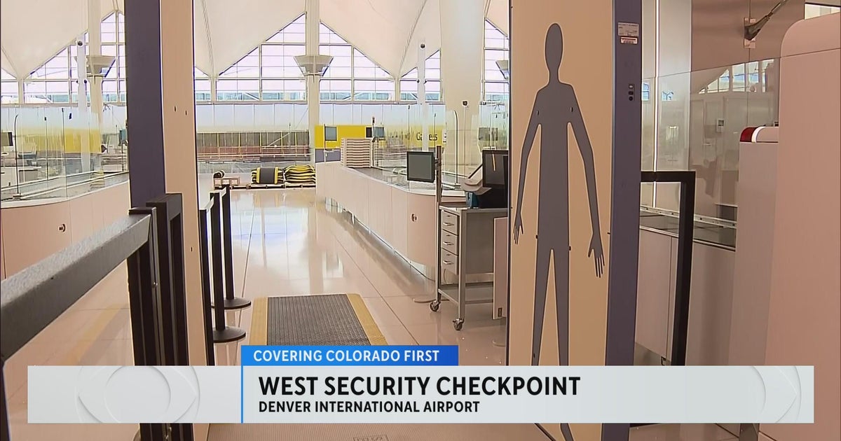 Denver International Airport previews new West Security Checkpoint - CBS Colorado