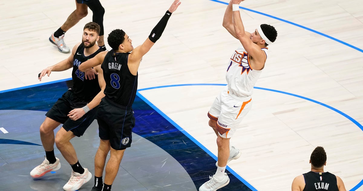 Devin Booker scores 46 as Suns beat Mavs 132-109 for 7th consecutive win - CBS Texas