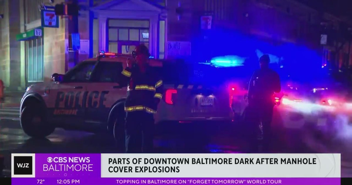 Parts of Downtown Baltimore lose power after multiple manhole cover ...