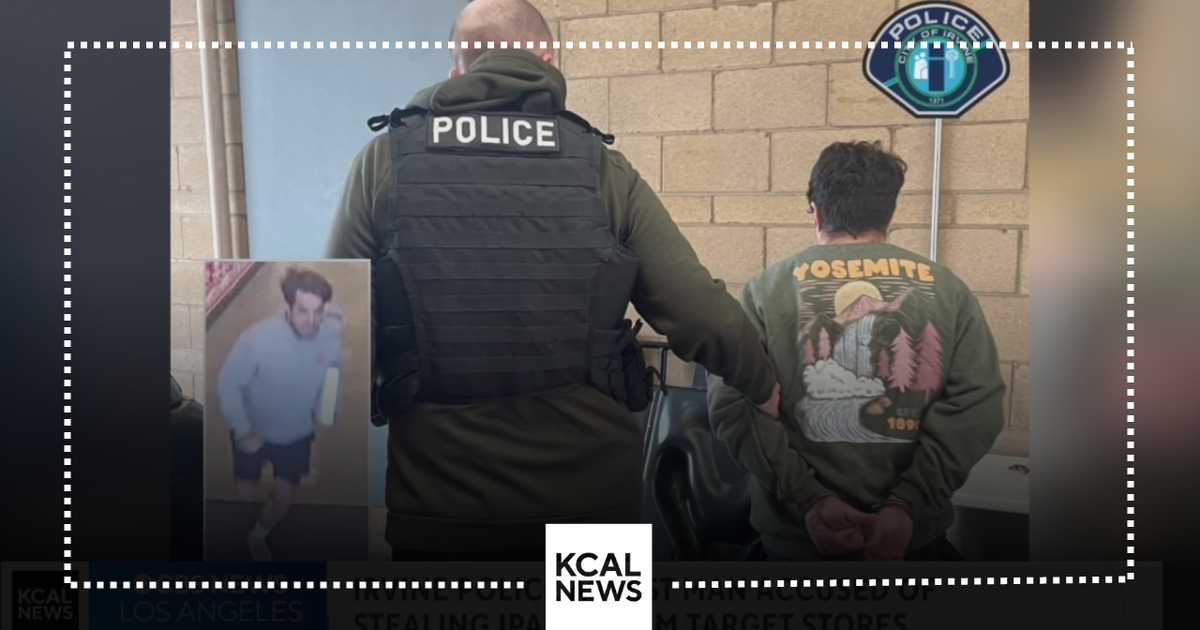 Retail theft task force catches prolific Target thief - CBS Los Angeles