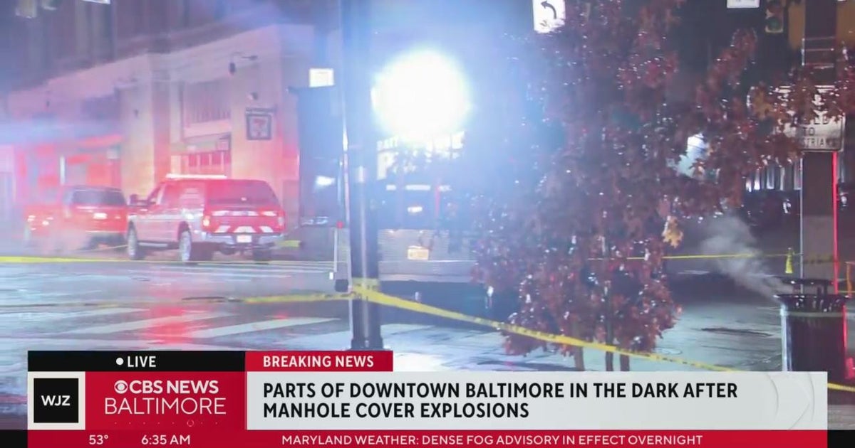 Parts of Downtown Baltimore without power after multiple manhole cover ...