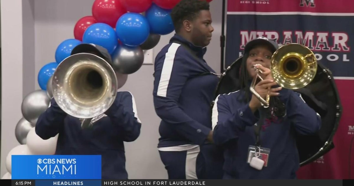 Miramar High School celebrates newly-renovated band and chorus rooms ...