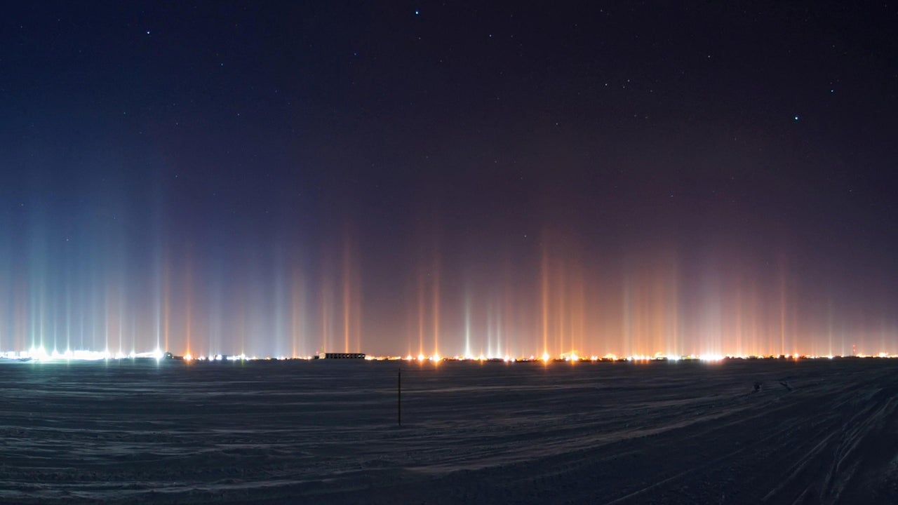 Hey Ray: Light pillars