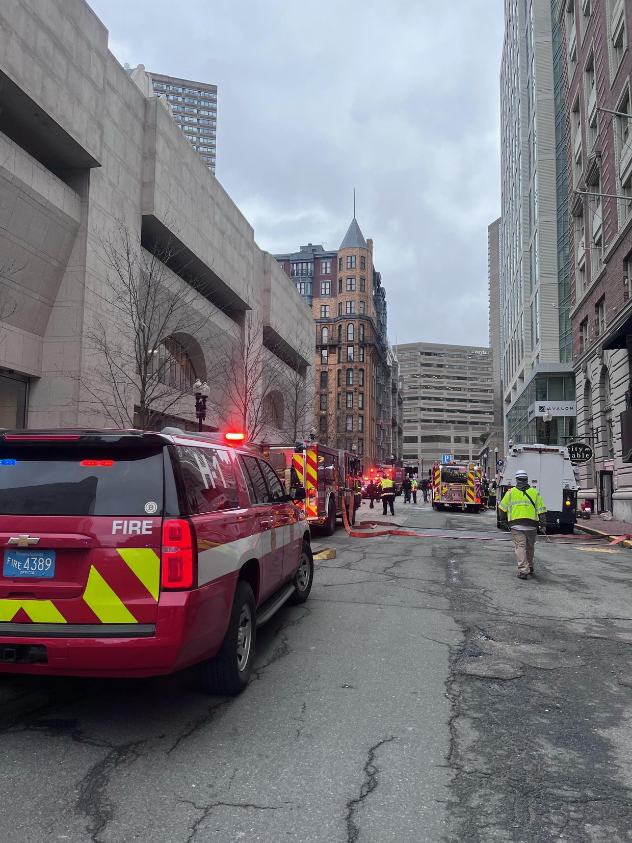 Boston hotel evacuated after transformer explosion in rear of building ...