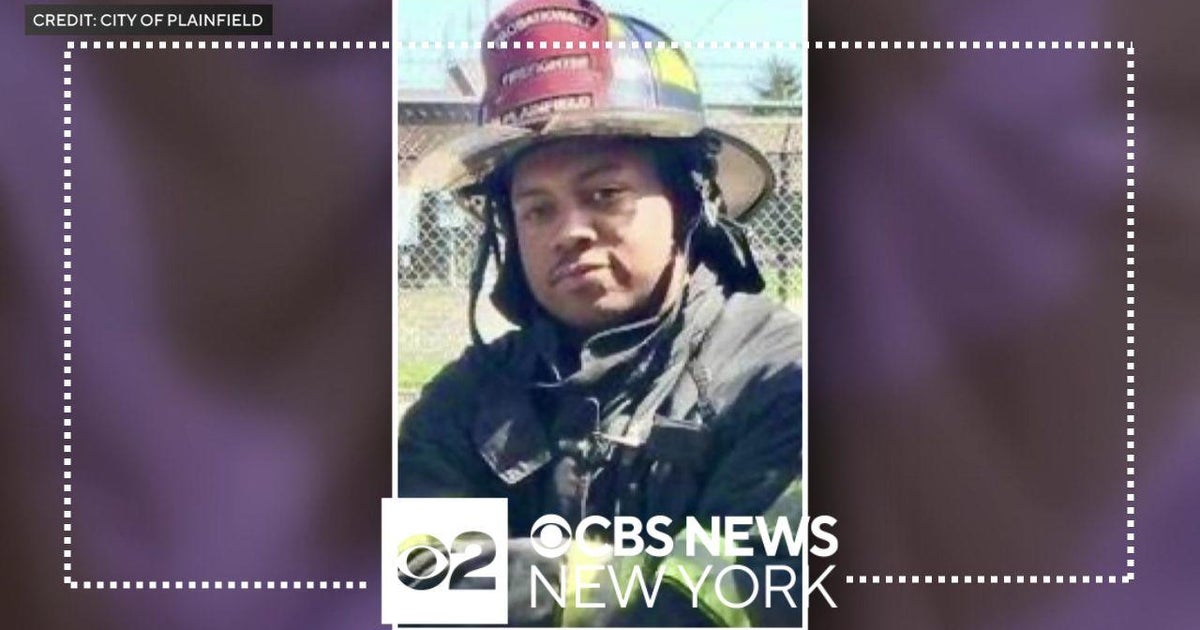 New Jersey firefighter dies battling house fire in Union County - CBS ...