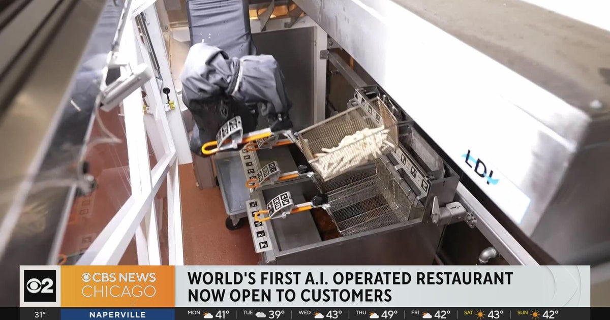 World's first A.I operated restaurant now open to customers - CBS Chicago