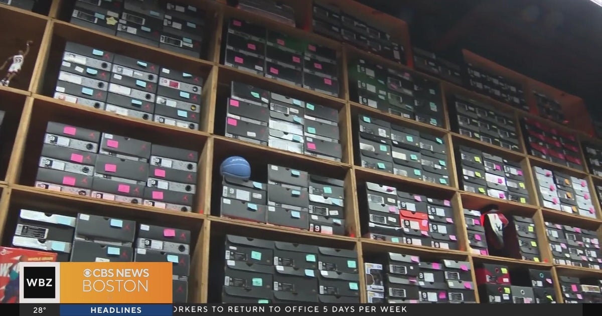 Air Jordans are the centerpiece of the Sneaker Museum in Norwood - CBS ...