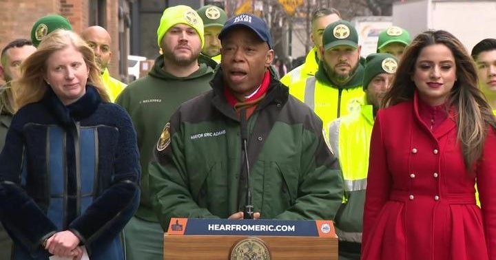 Mayor Eric Adams, Department of Sanitation unveil new prototype garbage ...