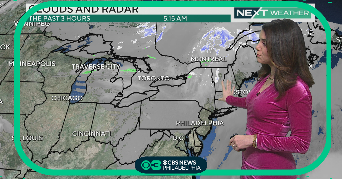 NEXT Weather: Sunshine and chance of 50 Thursday - CBS Philadelphia