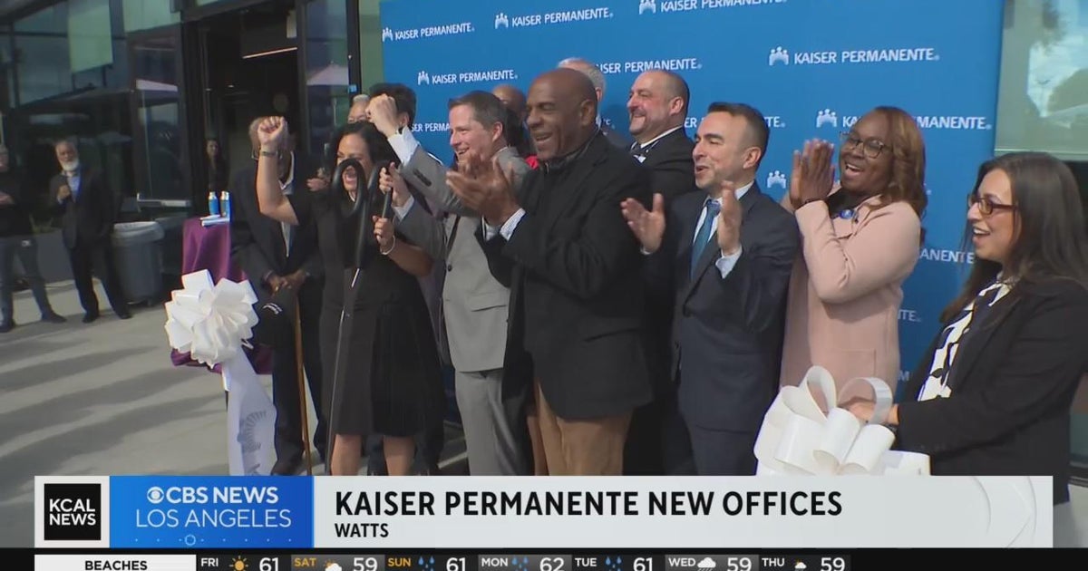 Kaiser Permanente opens new offices in Watts - CBS Los Angeles